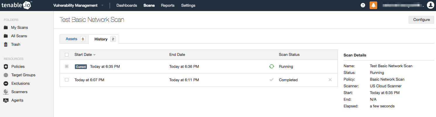 Tenable.ioのBasic Network Scanを実施してみた | DevelopersIO