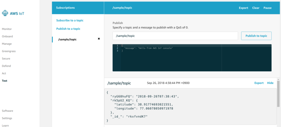 AWS IoT Device Simulatorを使ってみたら感動した！ | DevelopersIO