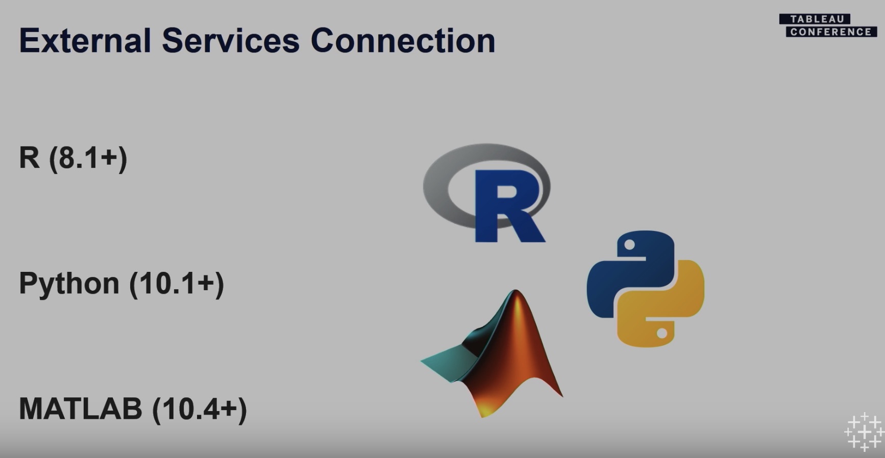 #tc18 TableauとR,Python,MATLABを接続して高度な分析をする – Tableau Conference 2018 at New Orleans | DevelopersIO