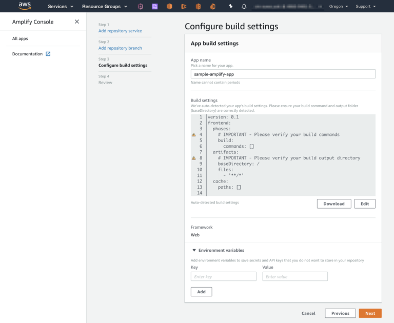 新サービス「AWS Amplify Console」登場！簡単3ステップでWebアプリのCI/CD環境を構築！ #reinvent | DevelopersIO