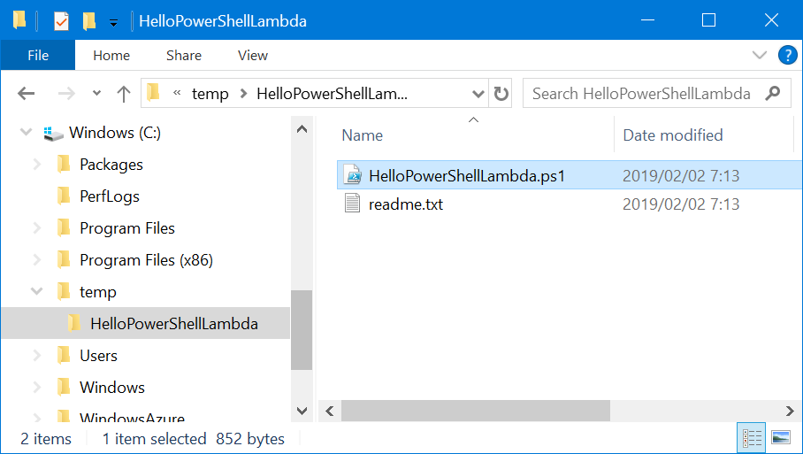 PowerShellでAWS Lambdaを試してみた | DevelopersIO