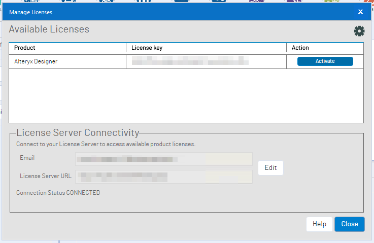 オンライン環境のAlteryx License ServerでAlteryx Designerをアクティベーション/ディアクティベーションして ...