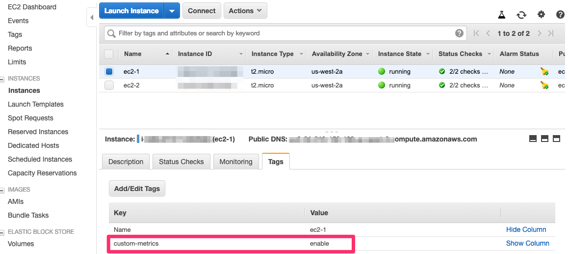 How to set up custom metrics of multiple EC2 instances (Windows Server) with Run Command ...