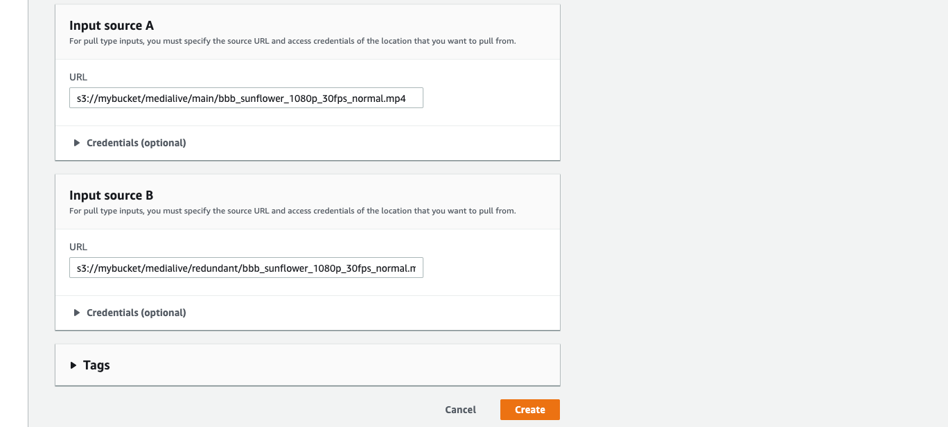 AWS Elemental MediaLiveでMP4ファイルからライブ配信してみた | DevelopersIO