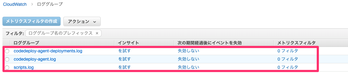 CodeDeployエージェントが出力するログをCloudWatch Agentを利用してCloudWatch Logsに転送してみた | DevelopersIO