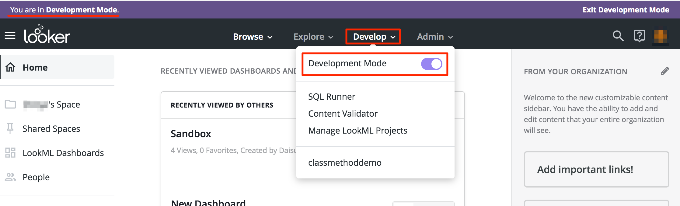 Lookerにおける「開発モード(Development Mode)」と「本番モード(Production Mode)」 #looker ...