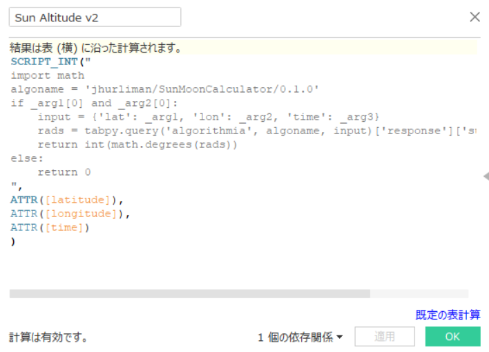 Algorithmiaの構築済みアルゴリズムをTableauから直接利用する #tableau | DevelopersIO