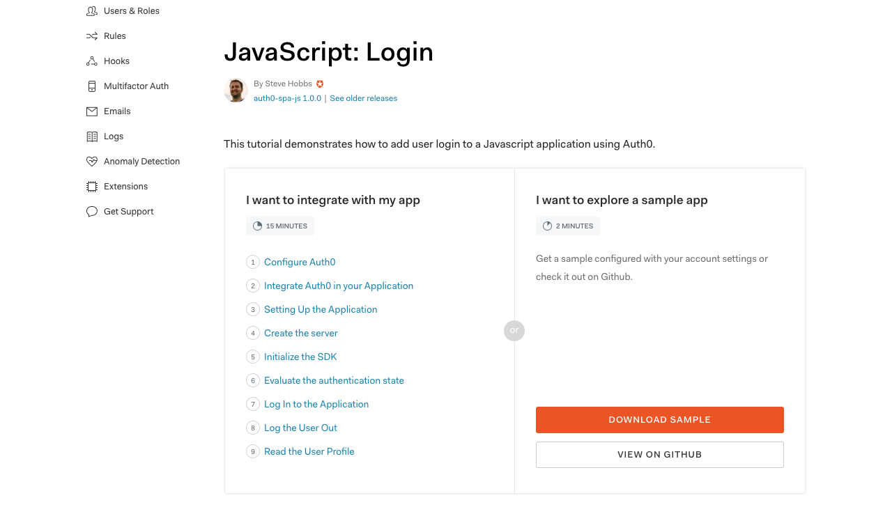 これから始めるAuth0 – ノンコーディングでサンプルアプリケーションを動かそう！ #Auth0JP | DevelopersIO