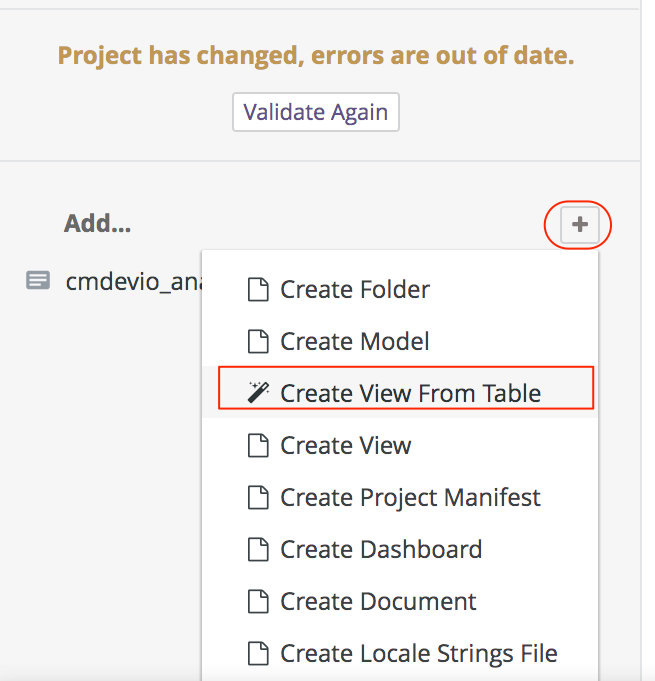 Lookerで空のプロジェクト(LookML Project)から各種要素を追加していく方法まとめ #looker | DevelopersIO