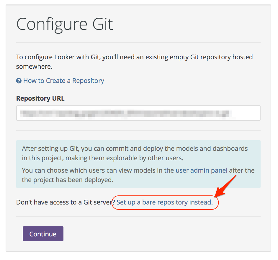 Lookerのプロジェクトをgitリポジトリと連携するbare Gitリポジトリを使う Looker Developersio