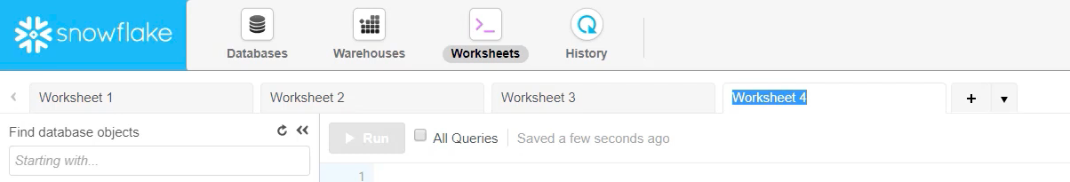 Snowflake 純正のクエリエディタ「Worksheet」の基本操作まとめ #SnowflakeDB | DevelopersIO