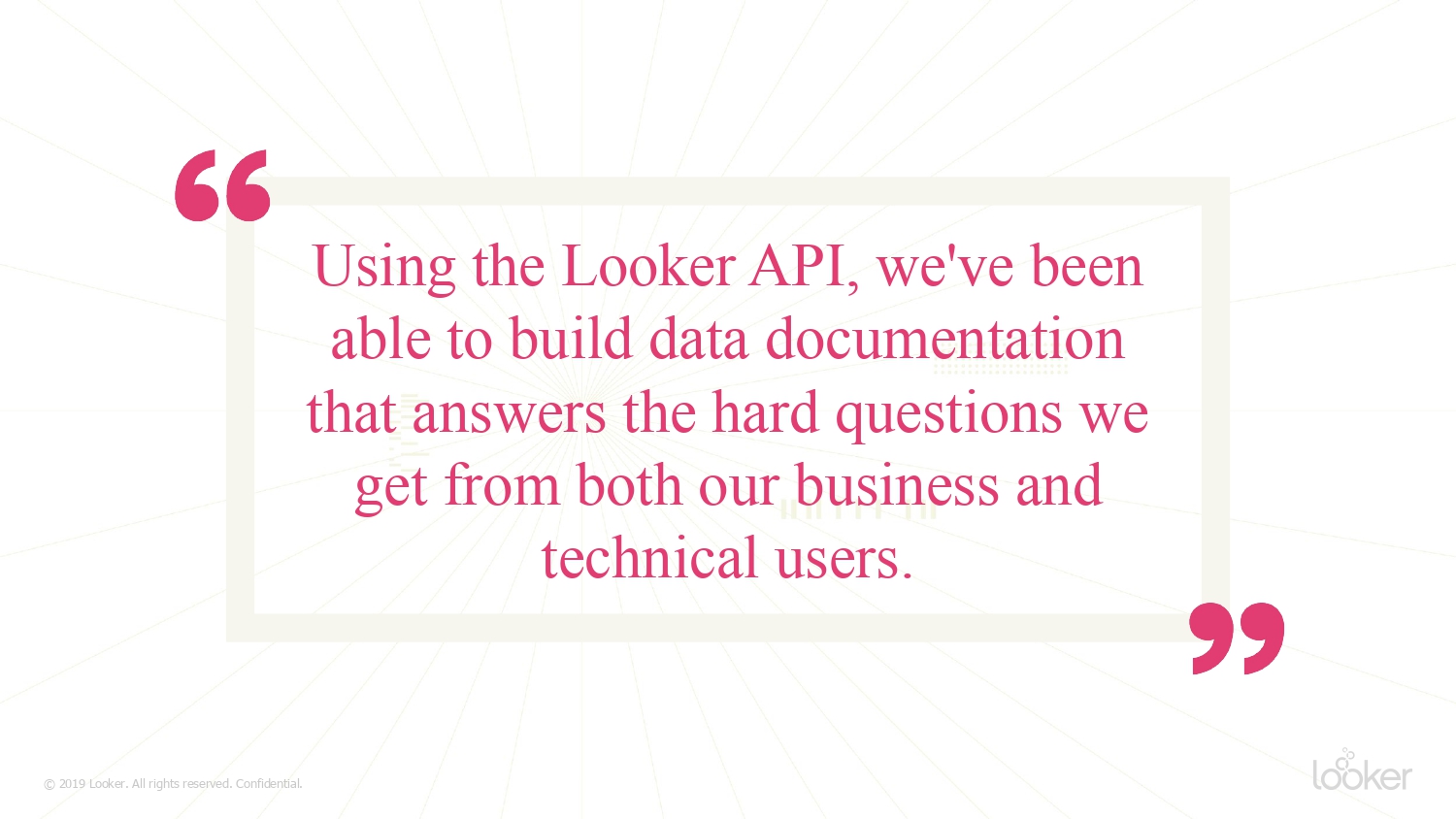 [レポート]ハンズオン/Looker APIでデータディクショナリーを作る – Looker：JOIN 2019 at San ...