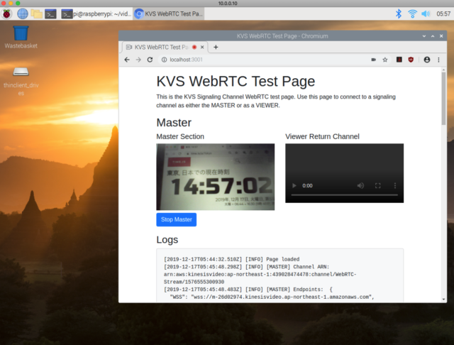 Amazon Kinesis Video Streams with WebRTC を使用して、RasPIで動画を送ってみました。 | DevelopersIO