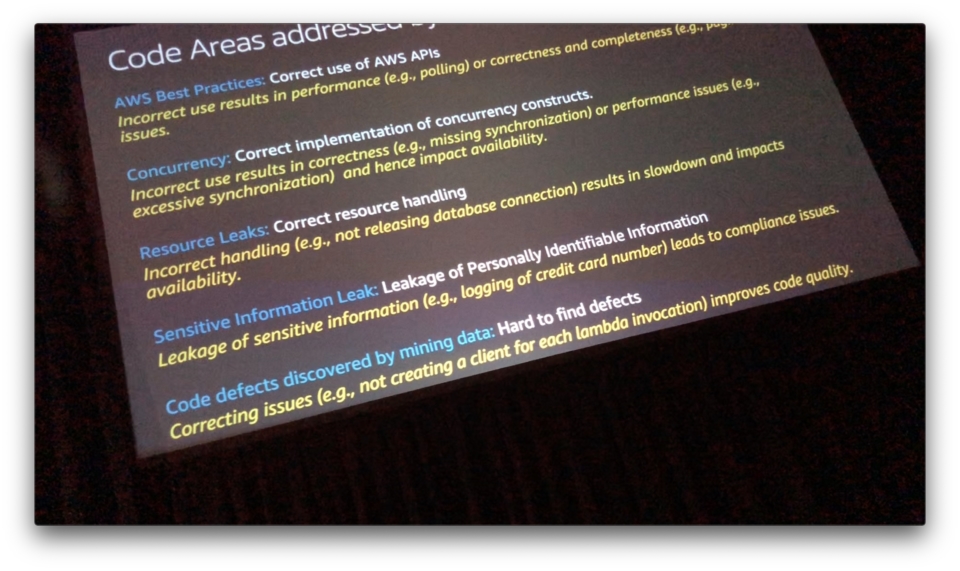[レポート]Amazon CodeGuruの概要： 自動コードレビュー＆アプリケーションパフォーマンスのリコメンデーション #DOP211 #reinvent | DevelopersIO