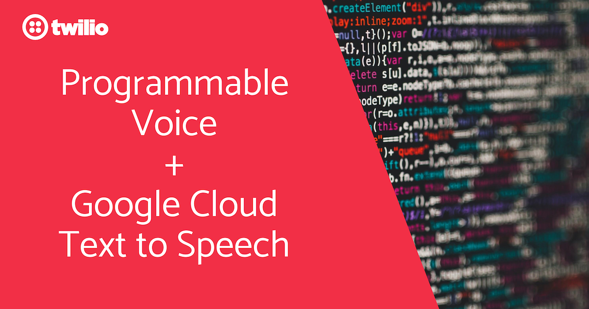 TwilioにGoogle Could Text-to-Speechで話してもらうには？（Node.js） | DevelopersIO