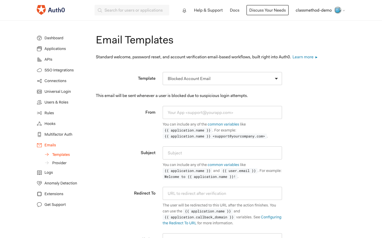 Auth0のBrute-force Protectionを検知した際に送信されるメールのメッセージをカスタマイズする #Auth0JP # ...