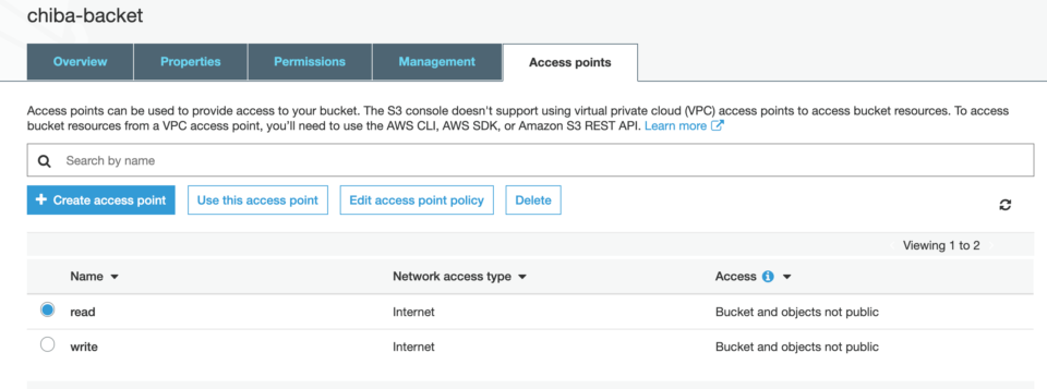 [S3 Access Points]S3バケットのアクセスポイントを作成しセキュリティレベルを分ける #reinvent | DevelopersIO