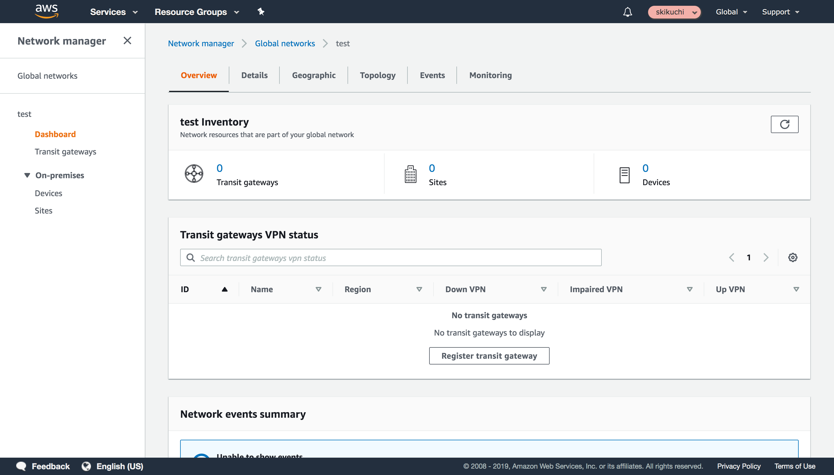 [新サービス] グローバルなネットワーク構成が一目瞭然！AWS Transit Gateway Network Manager を使ってみた #reinvent | DevelopersIO