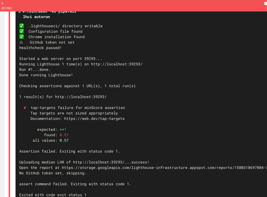 Webページを簡単な設定で評価してくれる Lighthouse CI を試してみた | DevelopersIO
