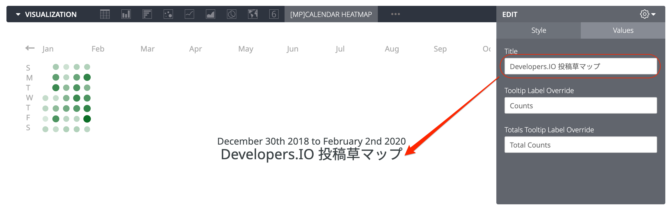 Lookerの可視化(Vizualization)で何が出来るか確認してみる – カレンダーヒートマップ(Calendar Heatmap)編 ...
