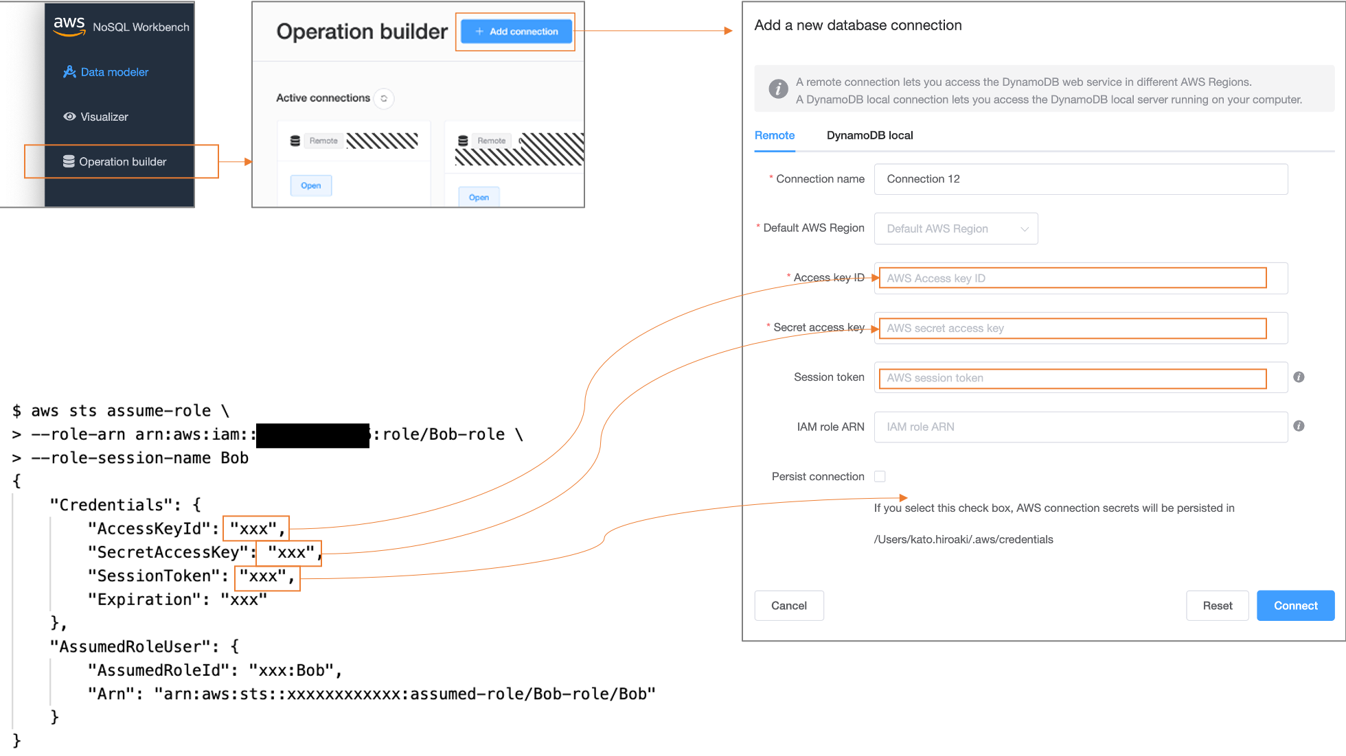Amazon Dynamodb用 Nosql Workbenchでsession Tokenを使って接続してみた Developersio