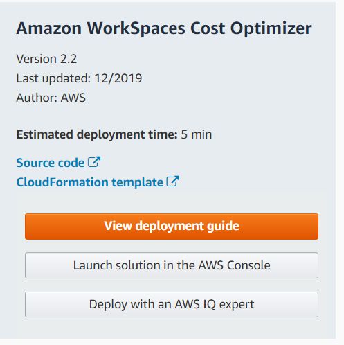 WorkSpacesの料金モデルを最適化するAmazon WorkSpaces Cost Optimizerの紹介 | DevelopersIO