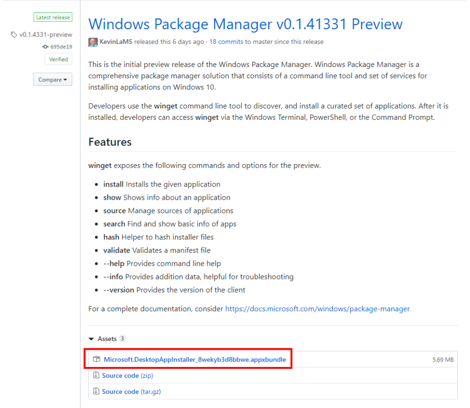 Windowsアプリケーション向けの新しいパッケージマネージャー winget がプレビューリリースされました | DevelopersIO