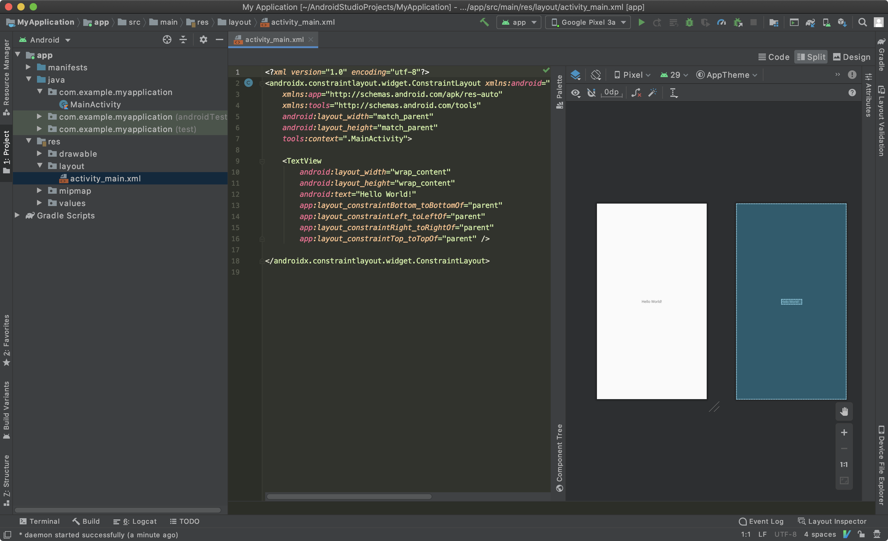 Android Studio 4.0のLayout Editorのデフォルトのモードを好みの設定に変更する | DevelopersIO