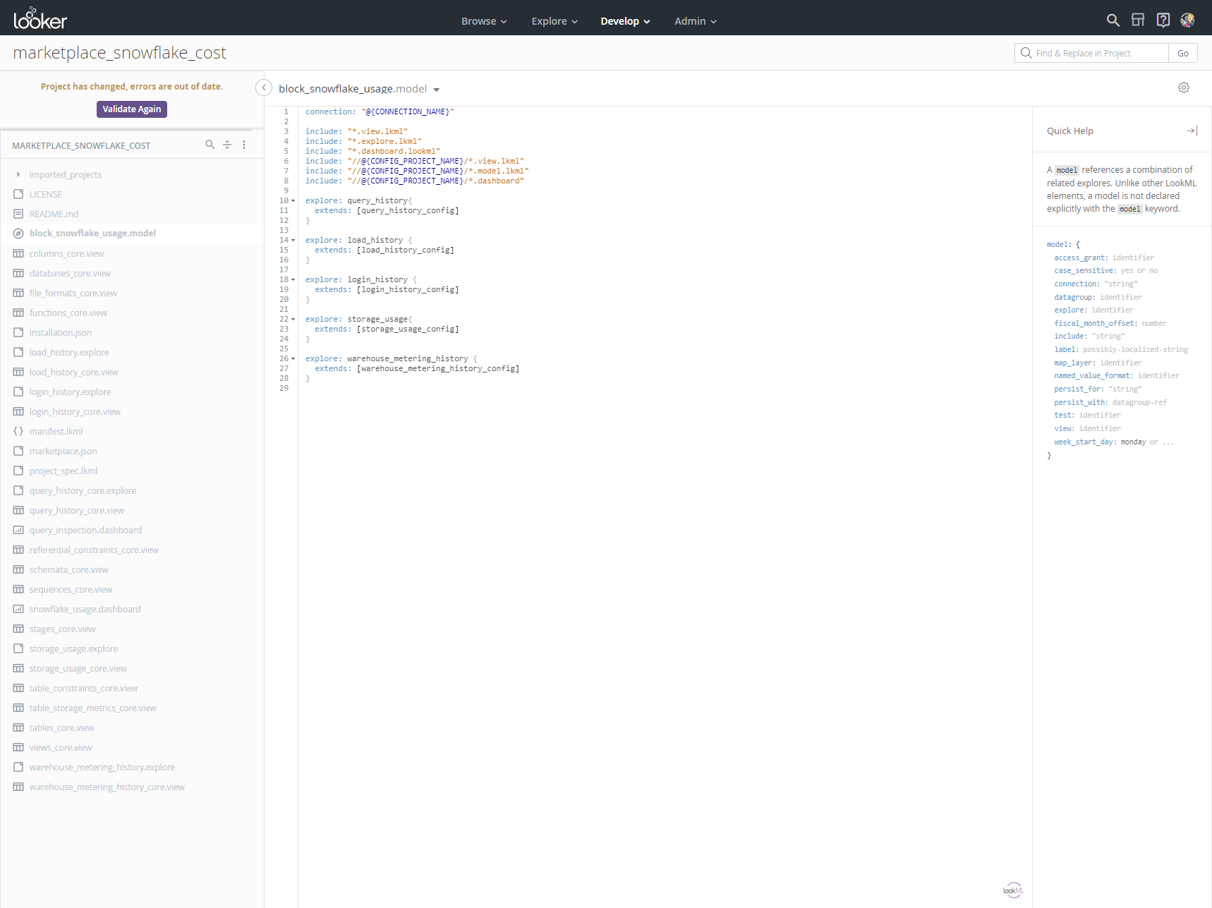 Lookerを使ってSnowflakeの使用状況を2分で可視化する | DevelopersIO