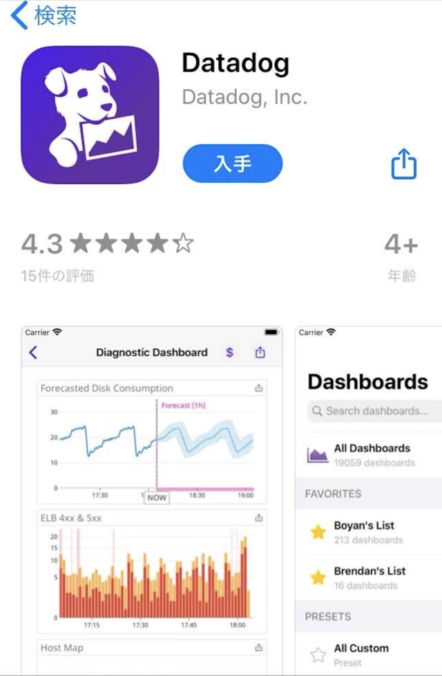 Datadog のモバイルアプリが登場！Bits 君があなたの側に！！ #Datadog | DevelopersIO