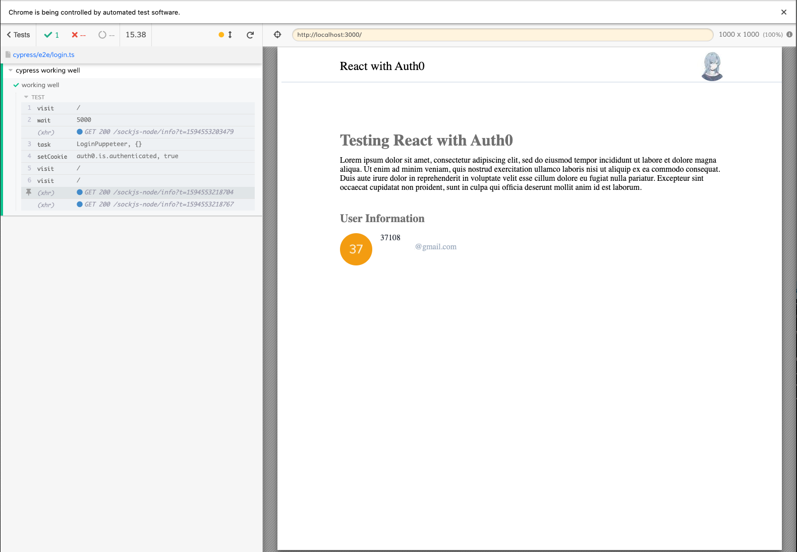 Auth0 React SDK と Cypress で e2e テストを考えてみる | DevelopersIO