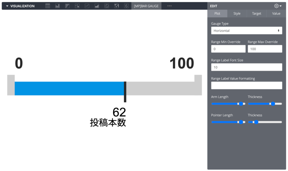 Lookerの可視化(Vizualization)で何が出来るか確認してみる – バーゲージ(Bar Gauge)編 #looker ...