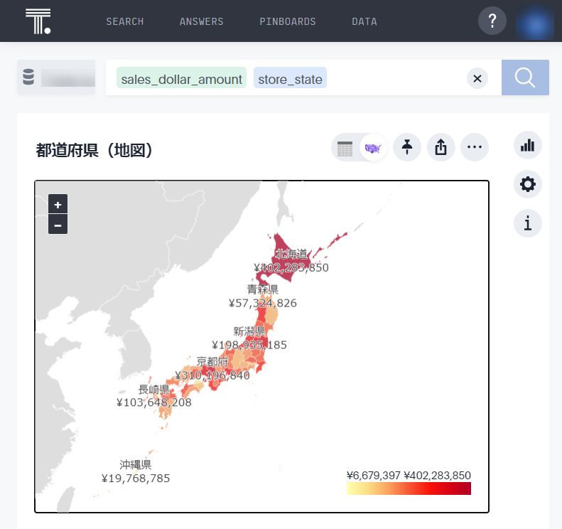 ThoughtSpotでGeo chartsを表示してみる（初心者向け） | DevelopersIO