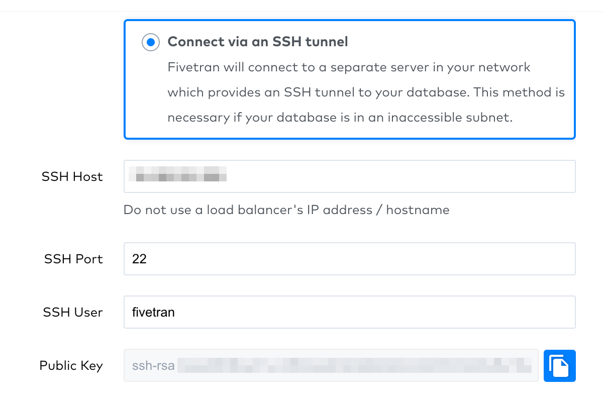 FivetranのDestinationにSSHトンネルを介さないとアクセスできないMySQLを追加してみた | DevelopersIO