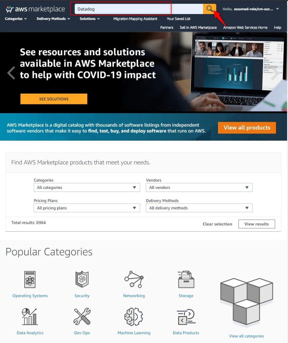 監視SaaSのDatadogをAWSマーケットプレイスで契約してみた | DevelopersIO