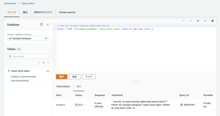 IoT Coreに来たデータをAmazon Timestreamに保存してみる | DevelopersIO