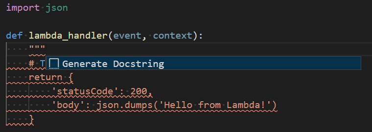 VSCode拡張機能「Python Docstring Generator」でPythonのdocstringを自動生成しよう | DevelopersIO