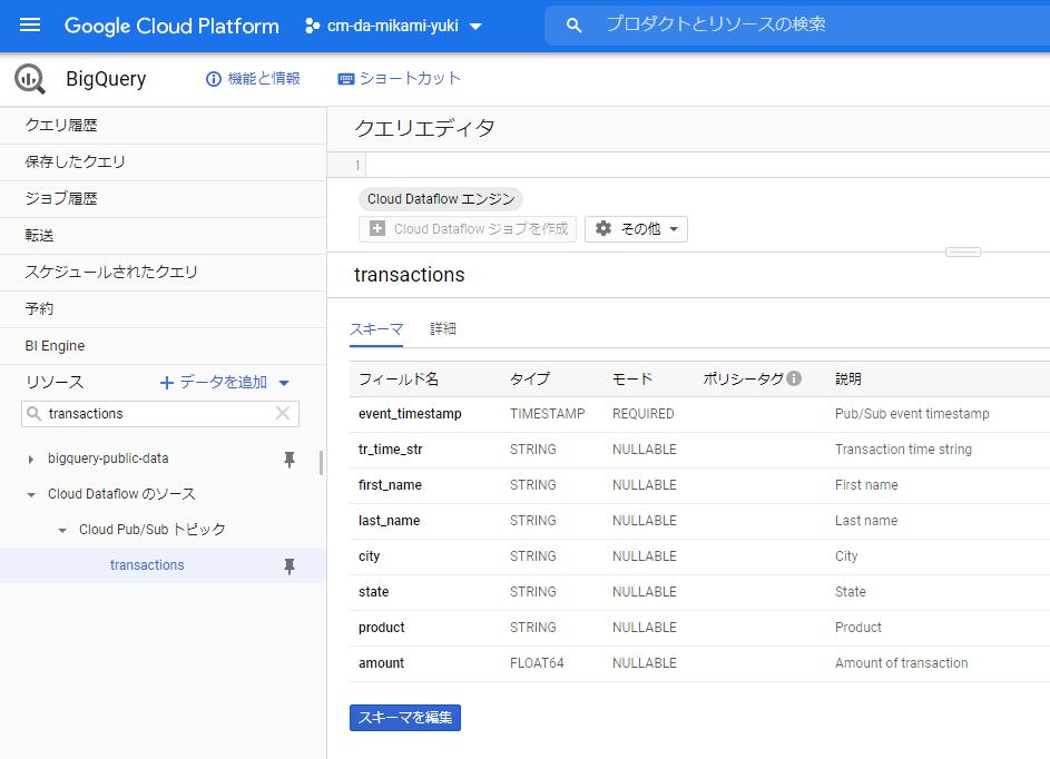 Dataflow SQL で Pub/Sub のストリームデータと BigQuery のテーブルデータを結合してみた | DevelopersIO
