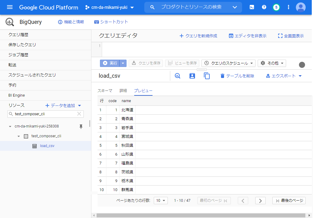 Cloud Composer で Airflow 環境を立ち上げて、GCS から BigQuery へのデータロードを実行してみた | DevelopersIO