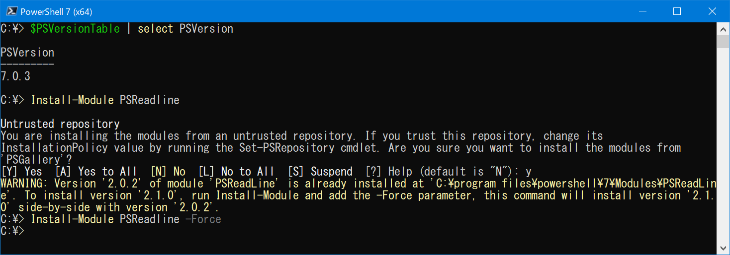 [PowerShell] PSReadLine 2.1がリリースされました | DevelopersIO