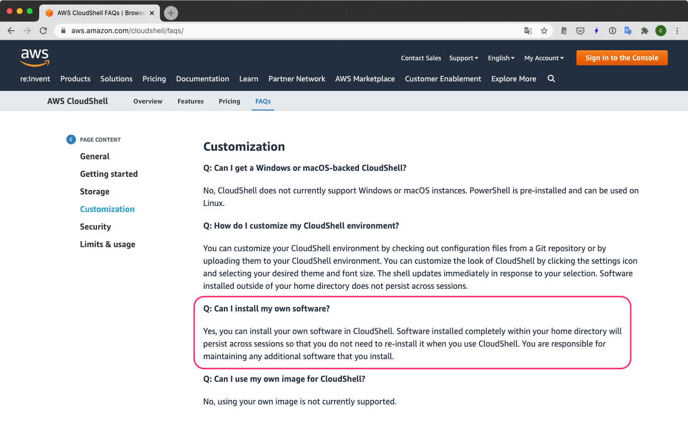 [速報] AWS CloudShellでEmacsをインストールして動かしてみた！ #reinvent | DevelopersIO