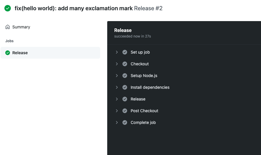 GitHub Actionsとsemantic-releaseでnpmパッケージのバージョン管理・リリースノート作成を自動化してみた | DevelopersIO