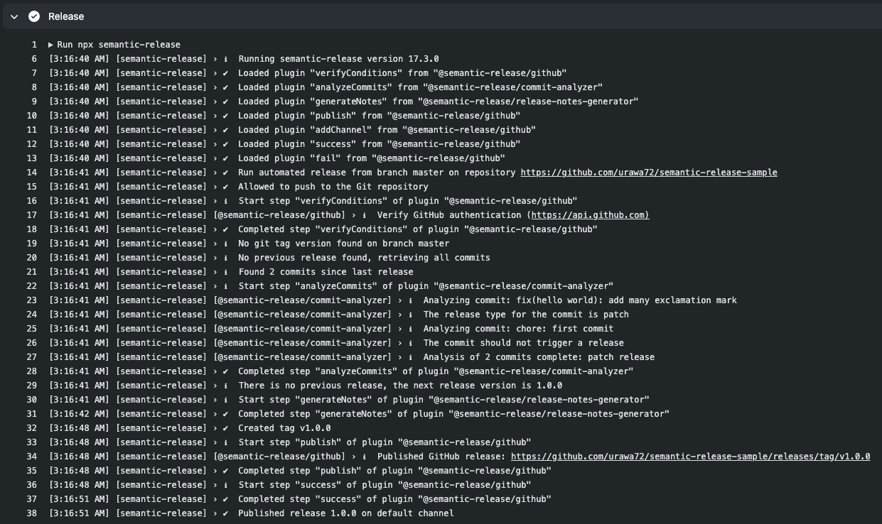GitHub Actionsとsemantic-releaseでnpmパッケージのバージョン管理・リリースノート作成を自動化してみた | DevelopersIO