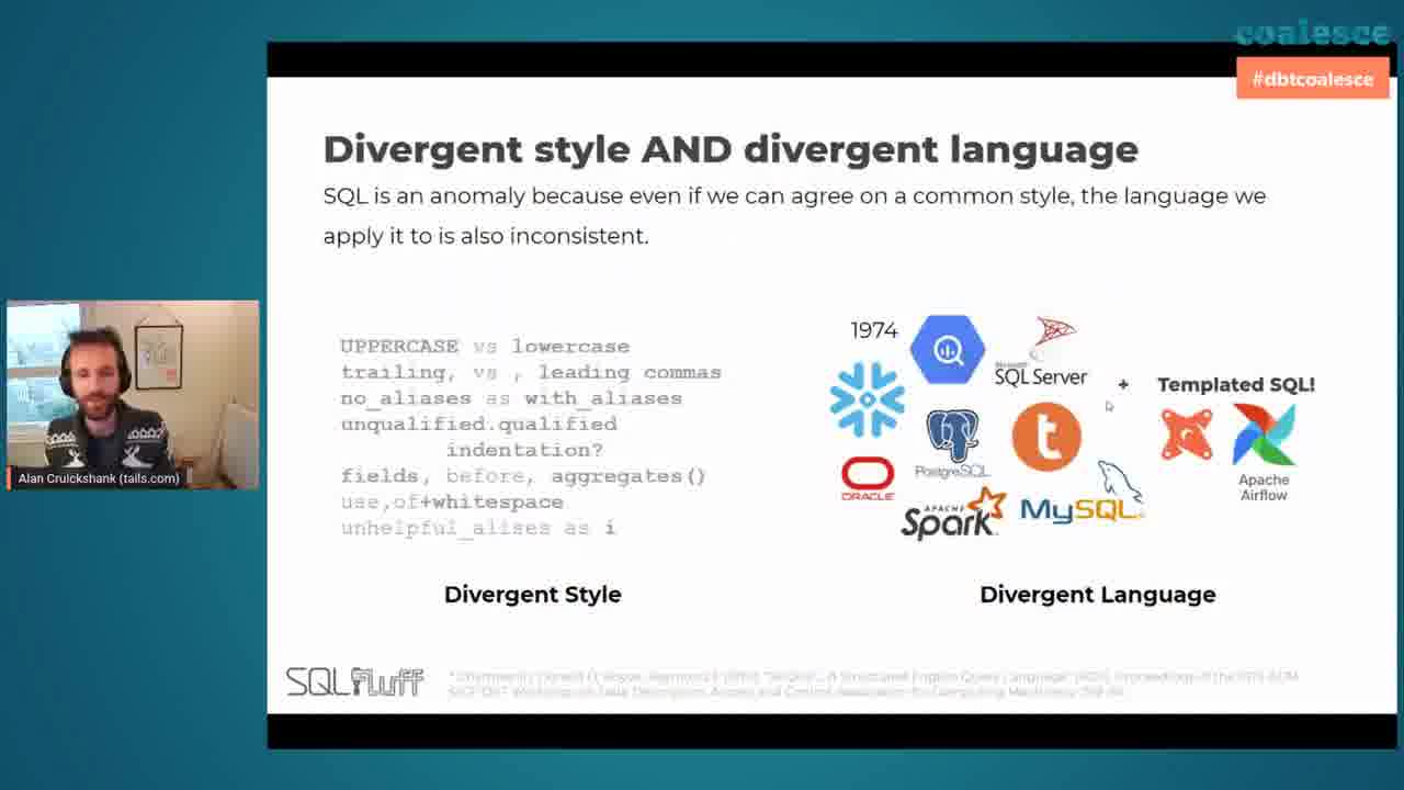 [レポート] SQL用リンター「SQLFluff」 #dbtcoalesce | DevelopersIO