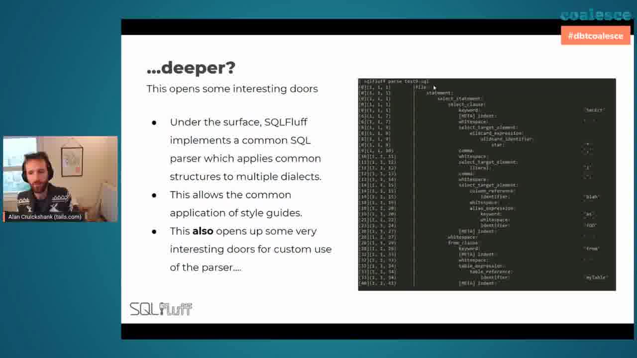 [レポート] SQL用リンター「SQLFluff」 #dbtcoalesce | DevelopersIO