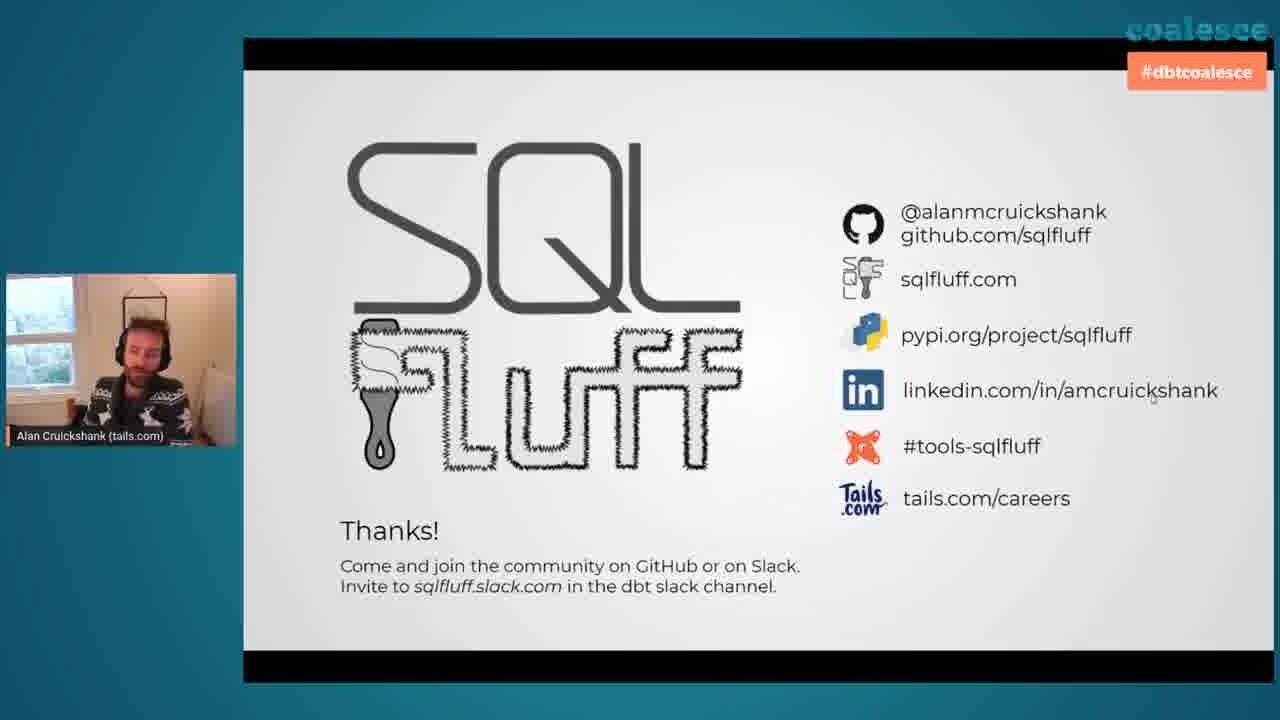 [レポート] SQL用リンター「SQLFluff」 #dbtcoalesce | DevelopersIO
