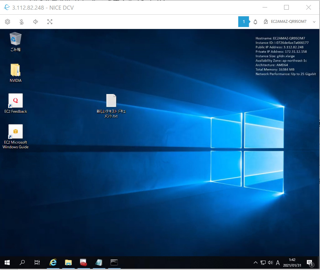 リモートでのゲーム開発にオススメ？EC2にNICE DCVを導入してみた | DevelopersIO