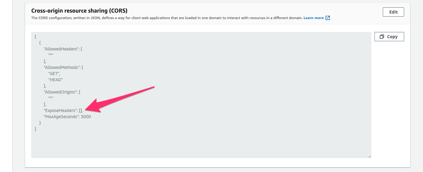 AWSマネジメントコンソールからのAmazon S3のCORS設定方法がJSON記法になっていました | DevelopersIO