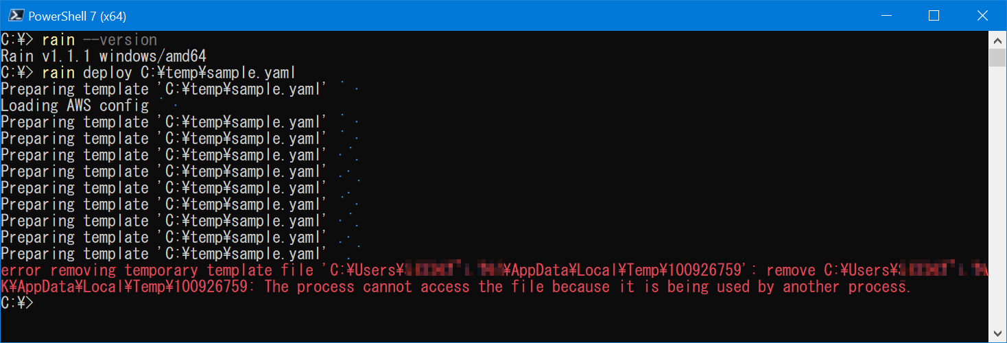 WindowsでCloudFormation Rainを動くようにしてみた | DevelopersIO