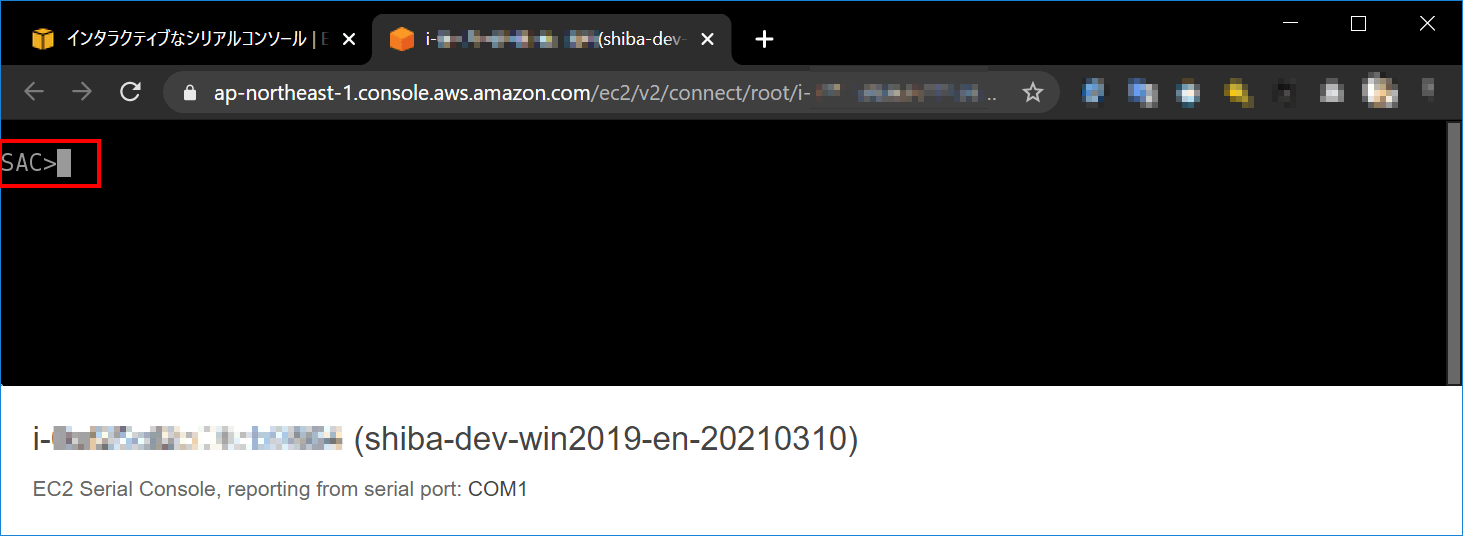 EC2でシリアルポートアクセスが可能になったのでWindows Serverの緊急管理サービス(EMS)を試してみた | DevelopersIO